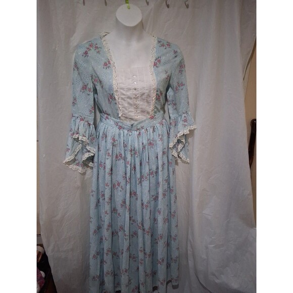 Handmade | Dresses | Vintage Dress Handmade Prairie Dress With Apron ...